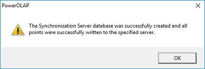 Creating a New Synchronization Server